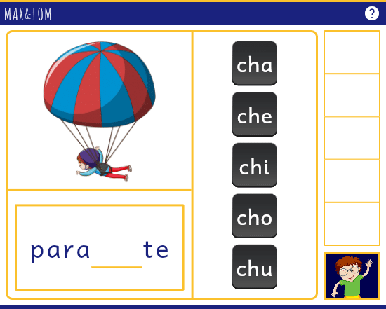 Complète avec la syllabe en CH | Apprendre à Lire | Max&Tom